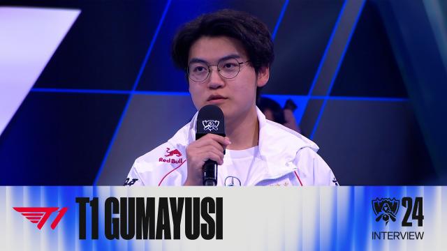 T1 Gumayusi 인터뷰 | 10.06 | 2024 월드 챔피언십 | SOOP VOD
