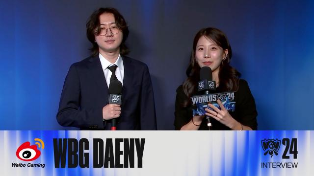 WBG Daeny 인터뷰 | 10.13 | 2024 월드 챔피언십 | SOOP VOD